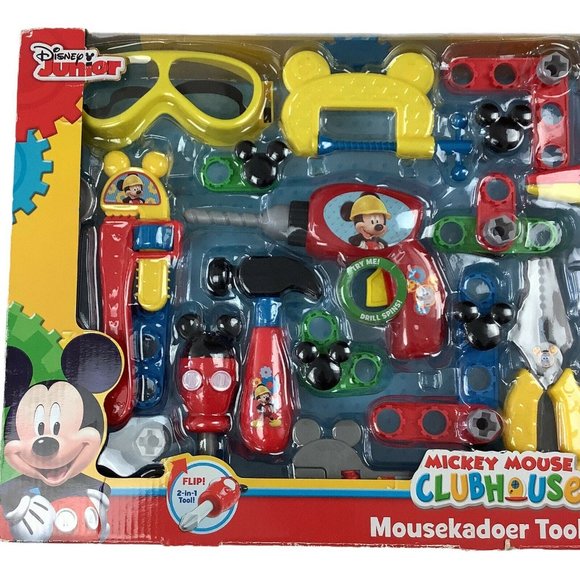 Disney | Toys | Disney Junior Mickey Mouse Clubhouse Toy Tool Set ...